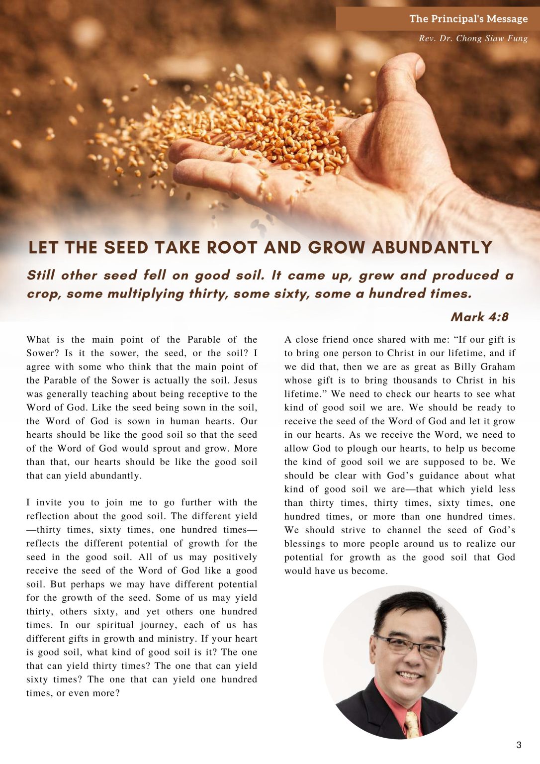 LET THE SEED TAKE ROOT AND GROW ABUNDANTLY 让种子发芽、 扎根、茁壮成长 – Berita STM ...