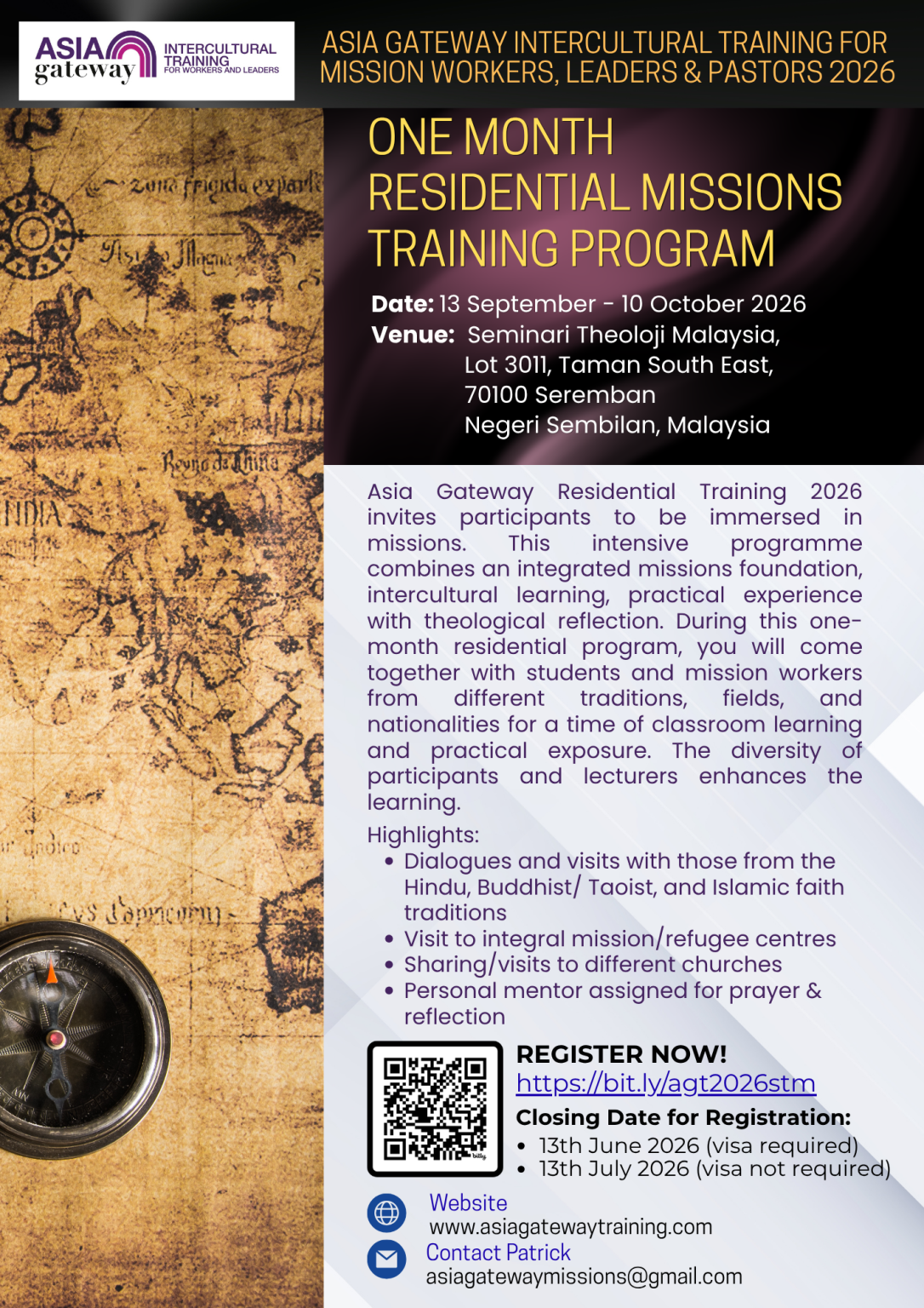 Asia Gateway's One Month Residential Missions Training Program ...